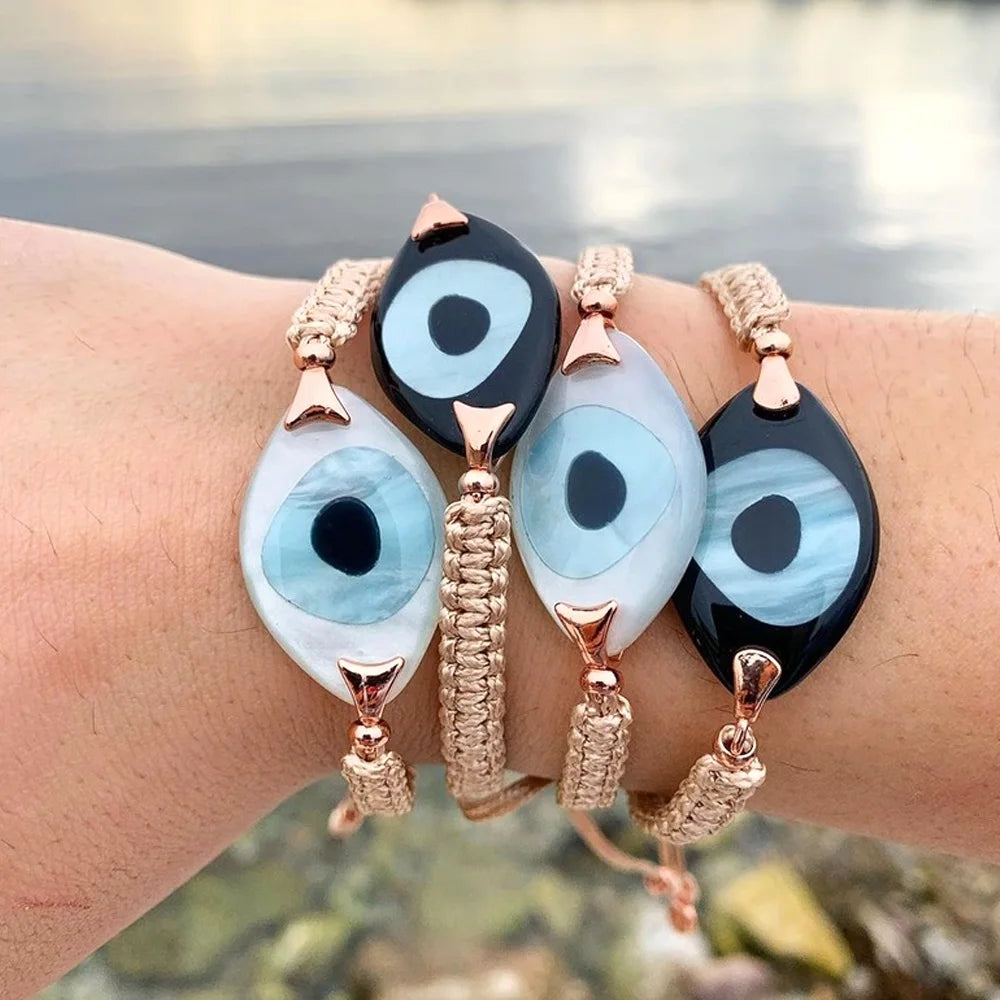 Braided Evil Eye Friendship Bracelets – Huenaut