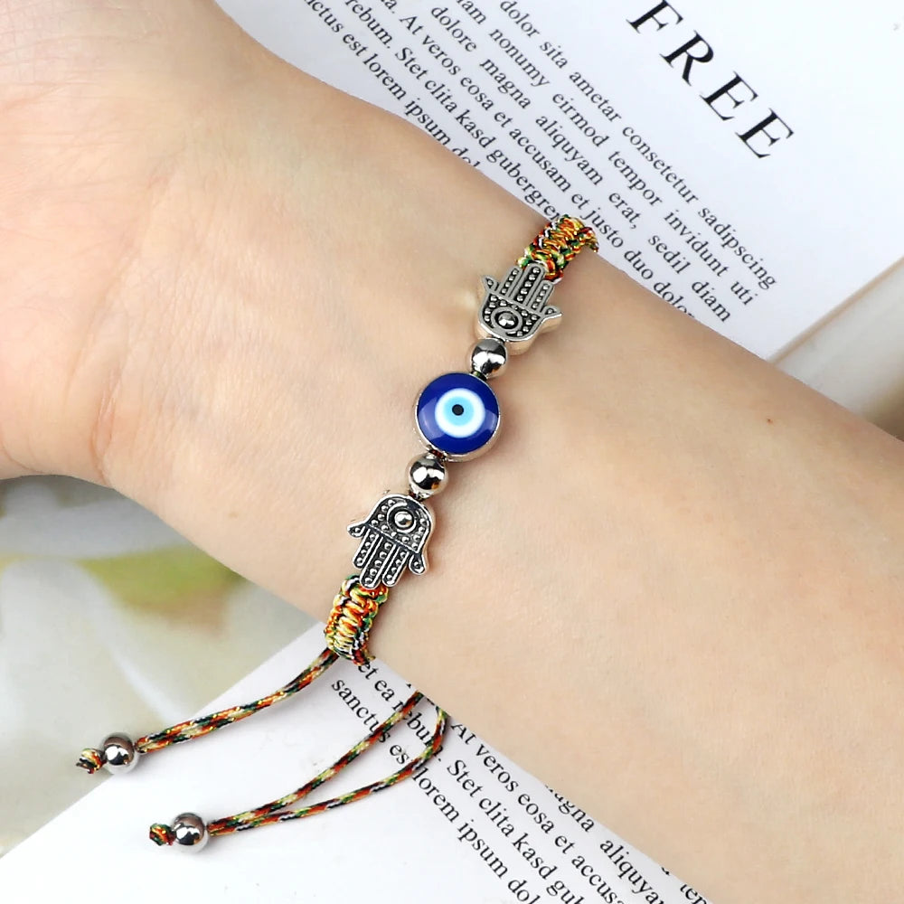 Braided Lucky Evil Eye Bracelets – Huenaut