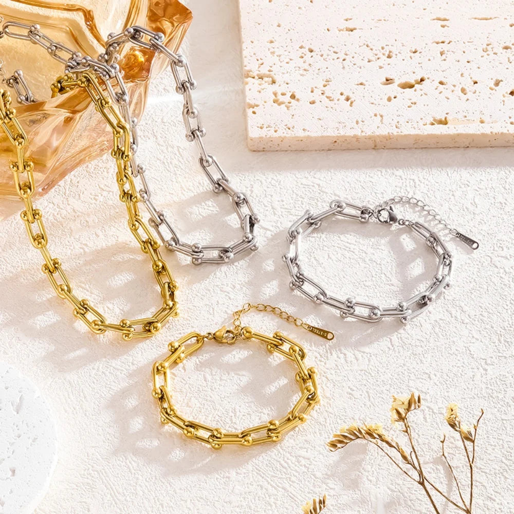 Thick Chain Jewelry Set – Huenaut