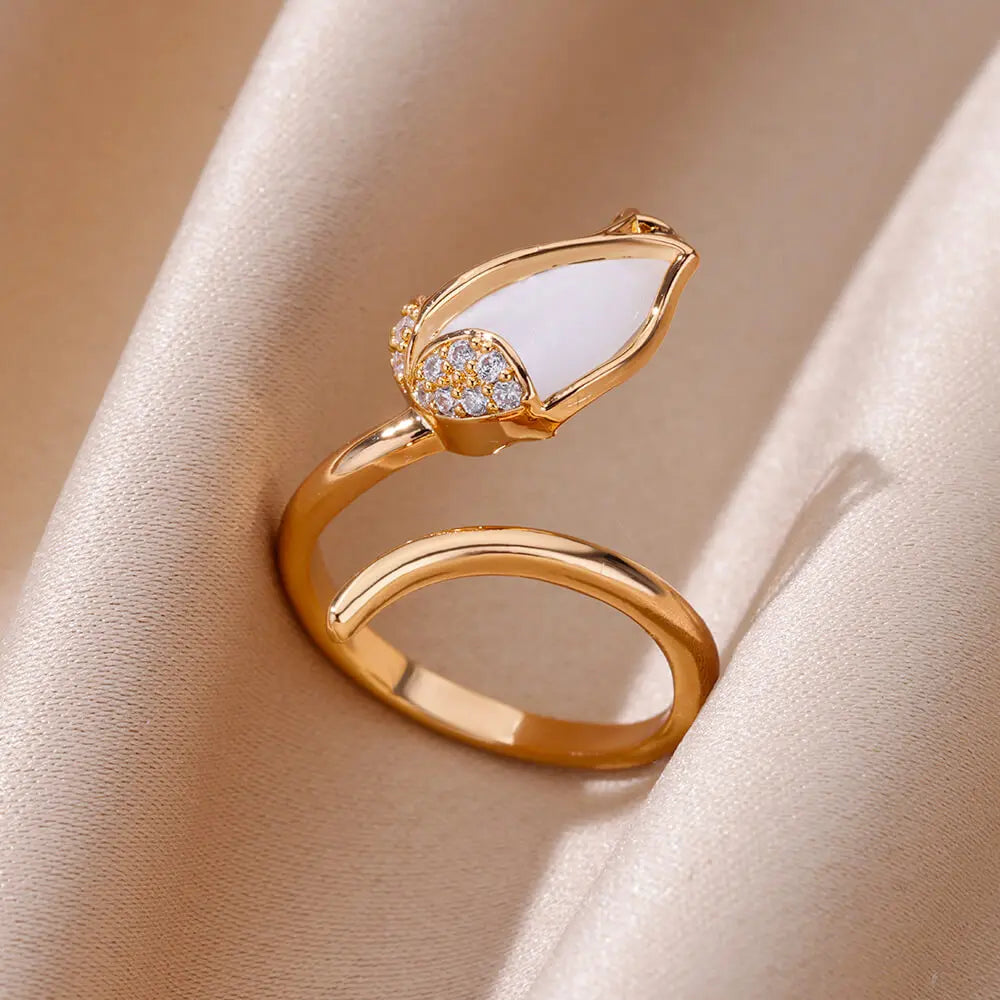 Adjustable Tulip Ring – Huenaut