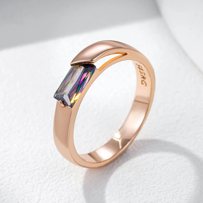 Iridescent Bar Ring – Huenaut